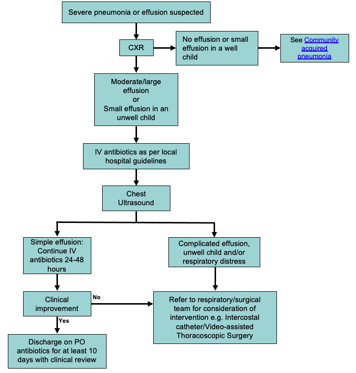 Clinical Practice Guidelines : Parapneumonic effusion