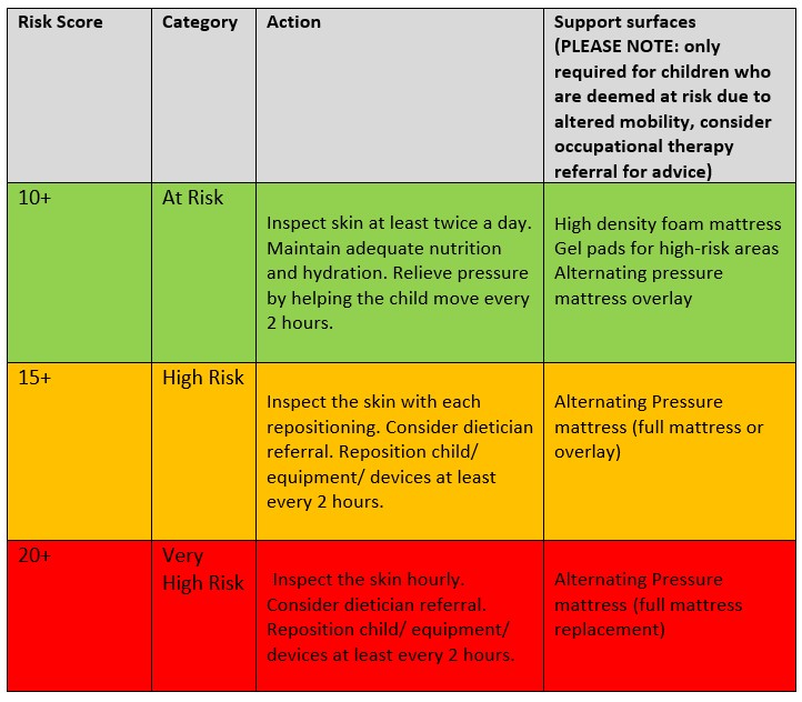 Clinical Guidelines (Nursing) : Pressure injury prevention and management