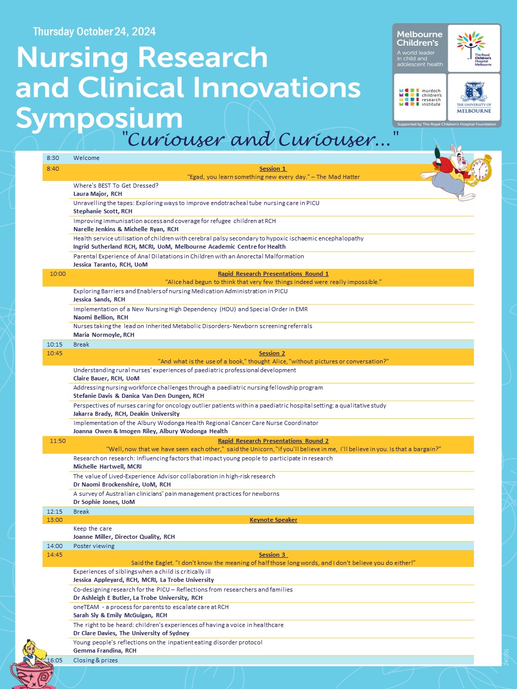 Nursing Research : Nursing Research and Clinical Innovations Symposium